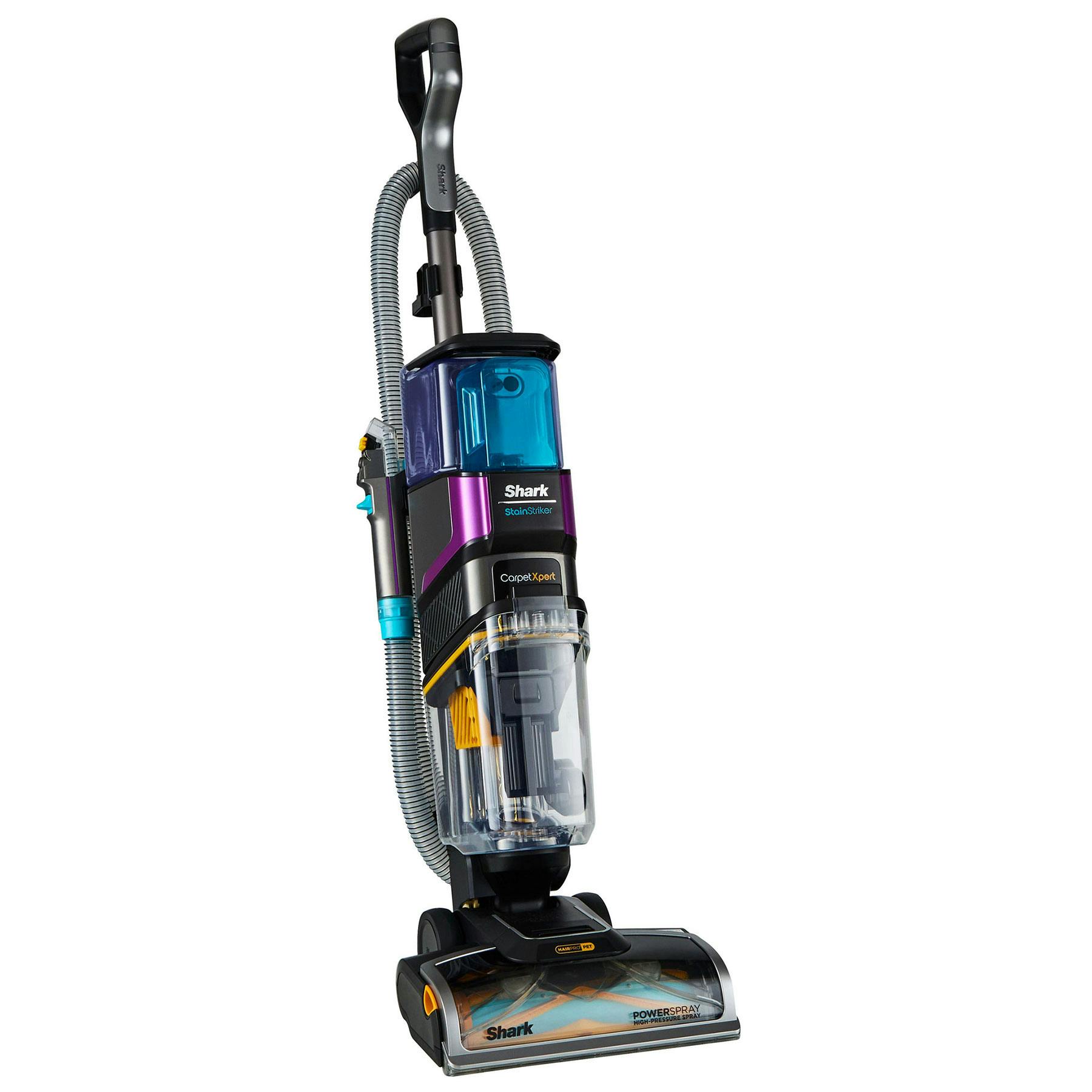 Shark EX300UK CarpetXpert HairPro Pet Deep Carpet Cleaner with Built In StainStriker Charcoal Fuchsia