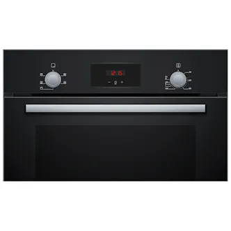 Bosch HHF113BA0B Series 2 Built-In Electric Single Oven in Black 66L