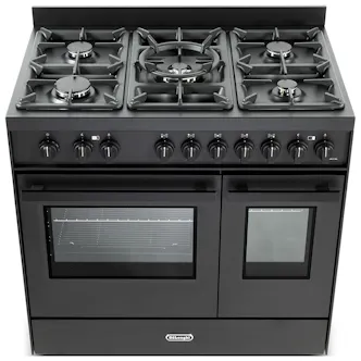 DeLonghi PRO965TGAA 90cm Wide Professional Line Gas Range Cooker in ...