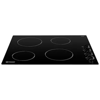 Indesit RI860C 60cm 4 Zone Frameless Ceramic Hob Black Manual Control
