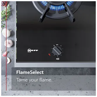 Neff T29TS79N0 N90 90cm 5 Burner Gas Hob in Black Wok Burner